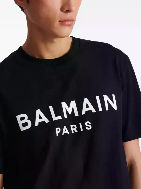 Balmain Logo-print T-shirt - Black