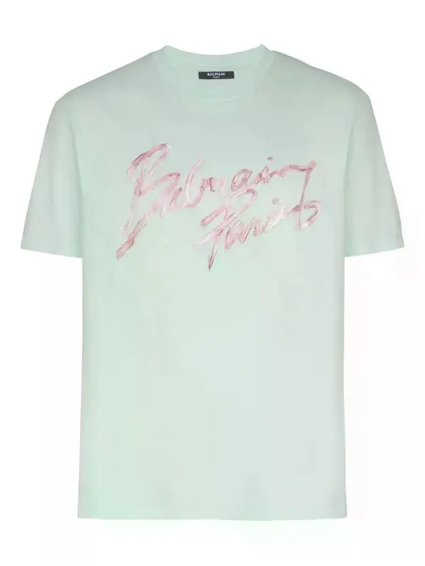 Balmain Printed Cotton T-shirt