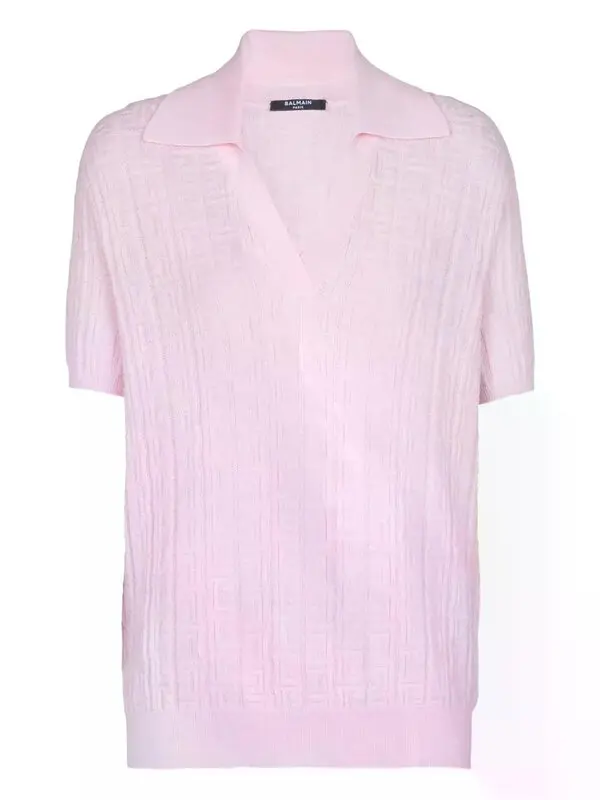 Balmain Monogram Knit Top