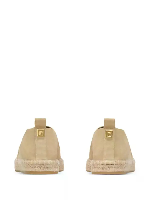 Balmain Suede Logo Espadrilles