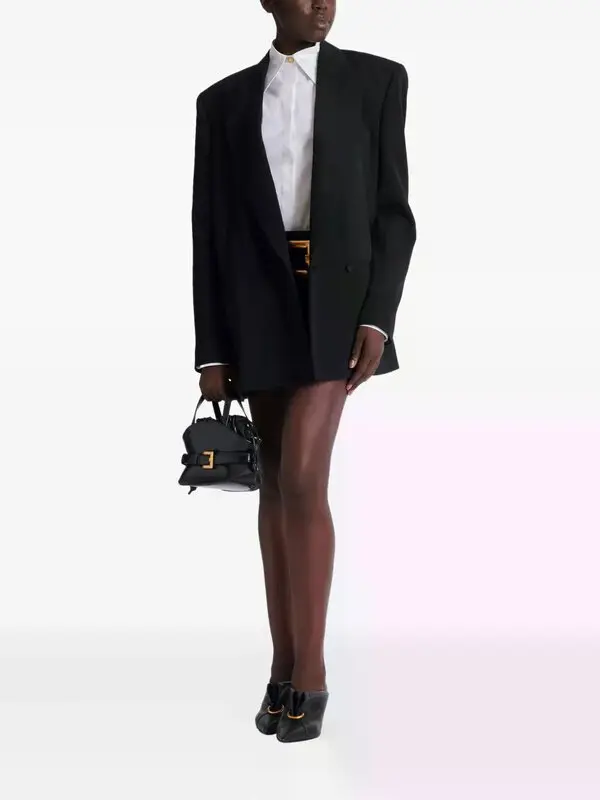 Balmain Grain-de-poudre Double-breasted Blazer