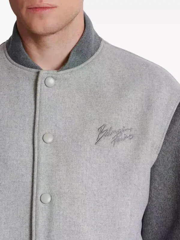 Balmain Button-down Bomber Jacket