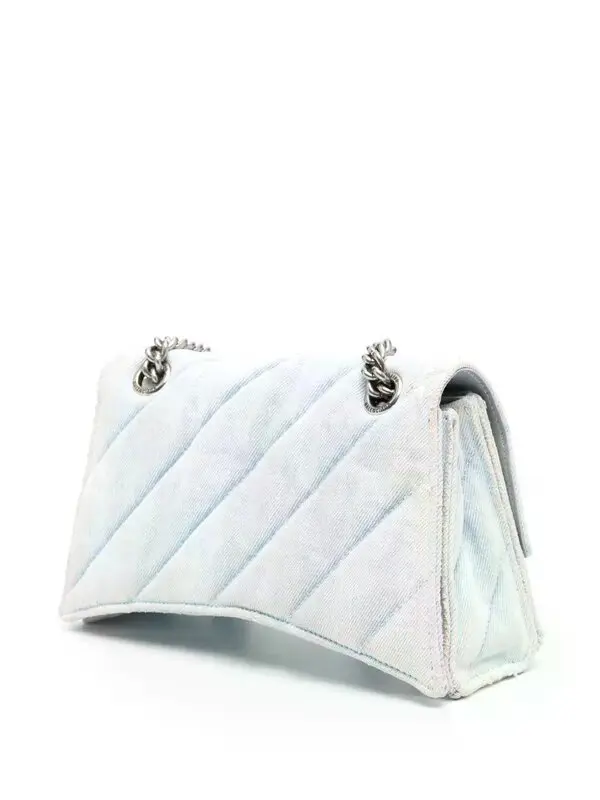 Balenciaga Crush Denim Shoulder Bag