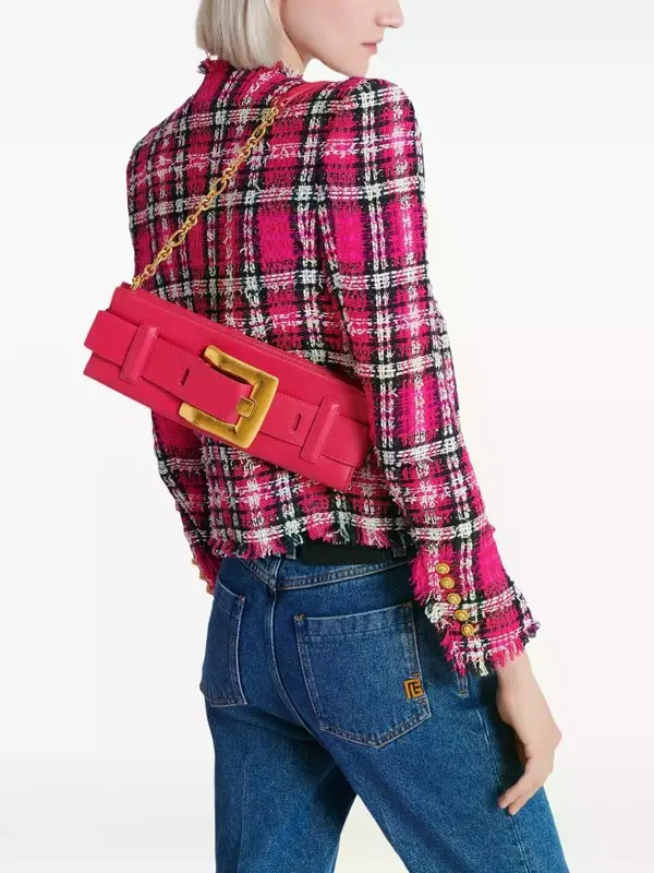 Balmain Anthem Leather Shoulder Bag