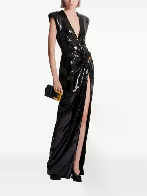 Balmain Embellished Maxi Dress