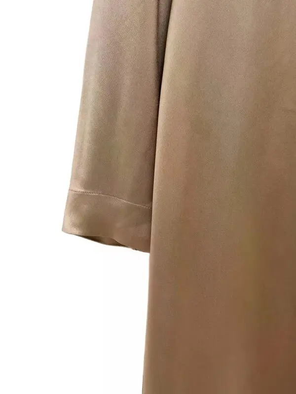 TOTEME Long Satin Dress - Neutrals