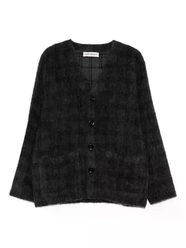 Our Legacy Checked Cardigan
