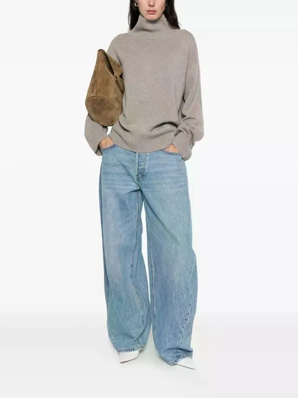 Soft Goat Turtleneck Cashmere Sweater