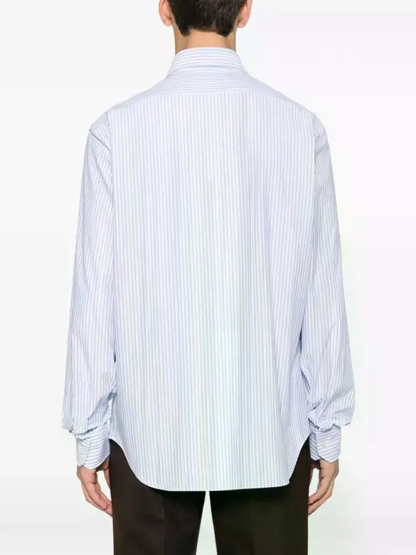 DELL'OGLIO Striped Shirt - Blue