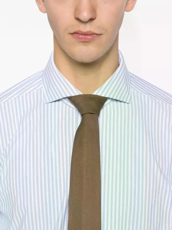 DELL'OGLIO Striped Shirt - Blue