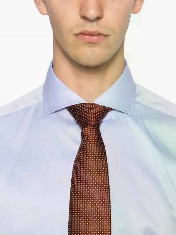 DELL'OGLIO Buttoned Long-sleeve Shirt