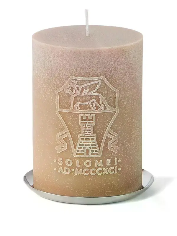 Brunello Cucinelli Embossed-steel Base Candle - Neutrals