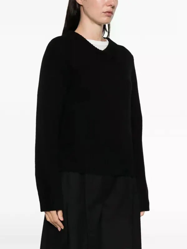 Soft Goat V-neck Sweater