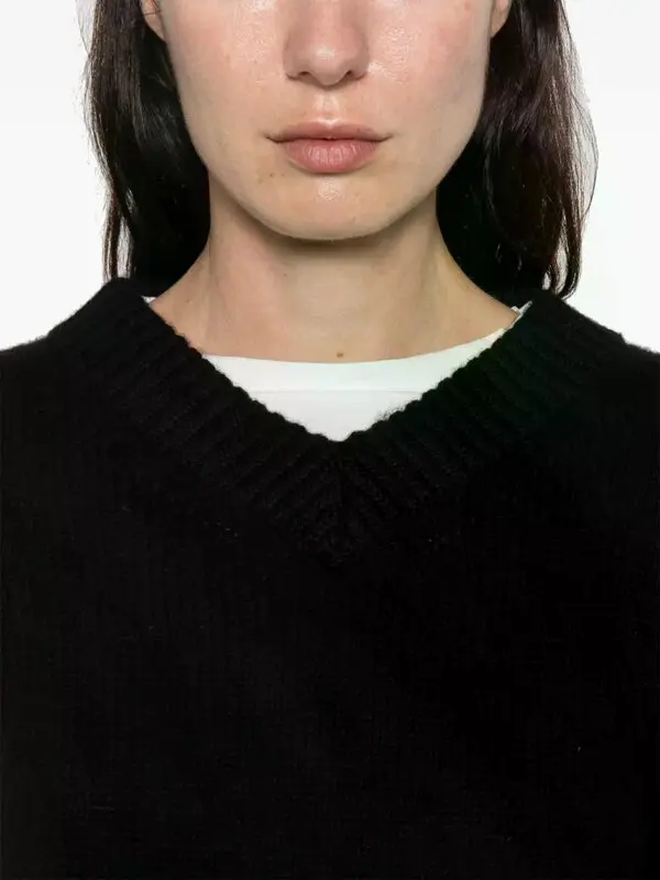 Soft Goat V-neck Sweater