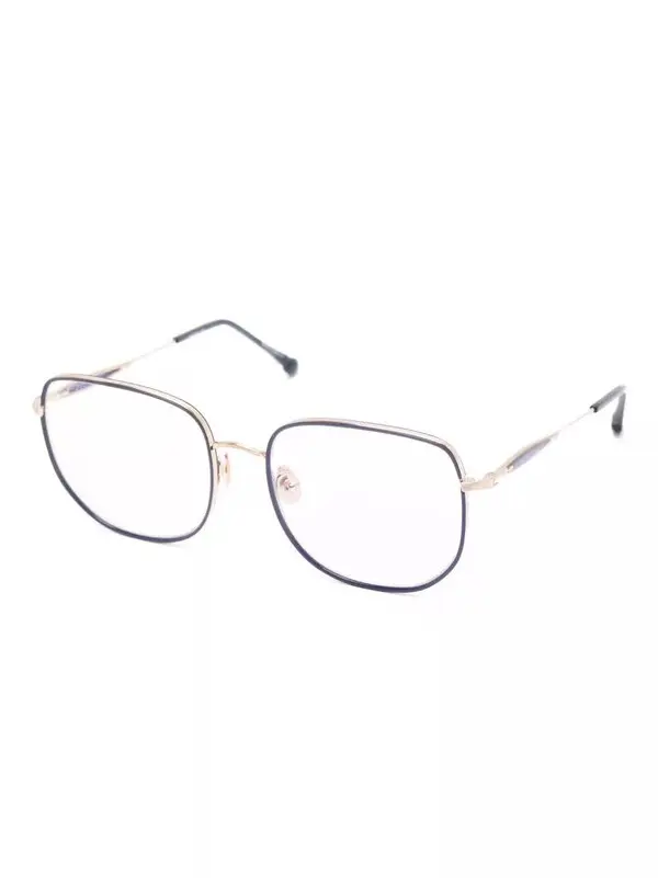 Matsuda Engraved Full Rim Eyeglasses - Blue