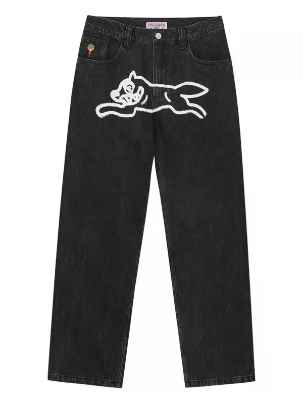 ICECREAM Running Dog Graphic Jeans