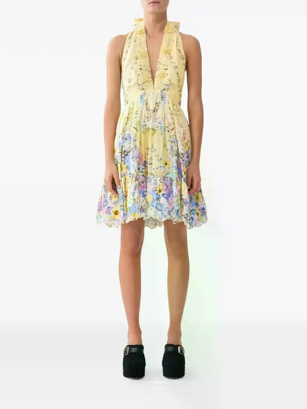 Camilla Mini Dress With Ruffle Hem