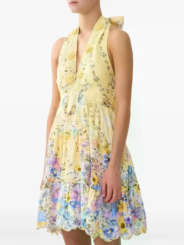 Camilla Mini Dress With Ruffle Hem