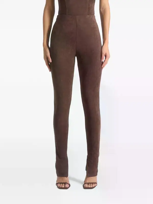 Manière De Voir Faux-suede Leggings
