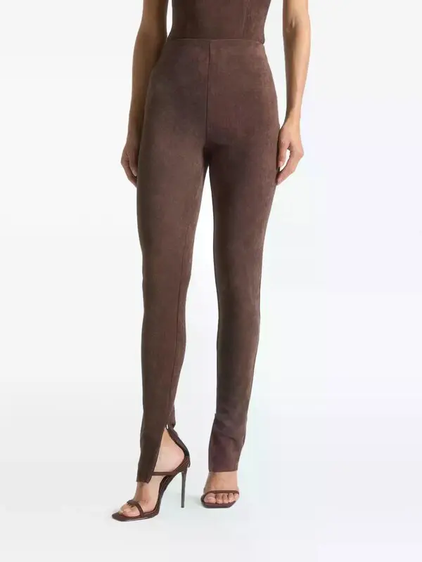 Manière De Voir Faux-suede Leggings