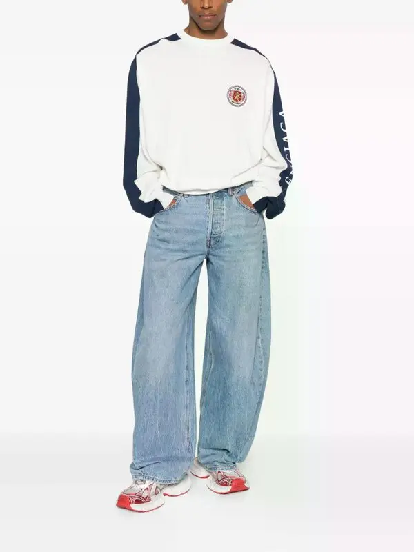 Balenciaga Logo-embroidered Sweater