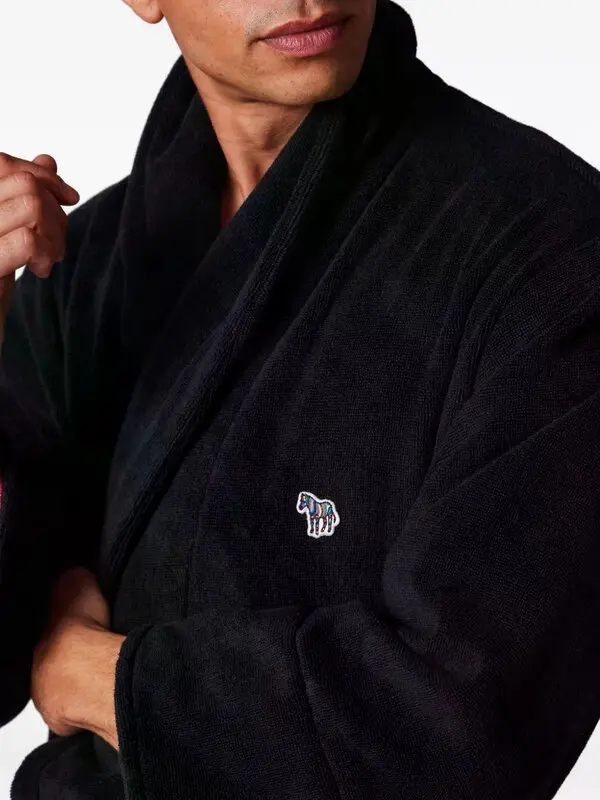 Paul Smith Zebra-embroidered Robe