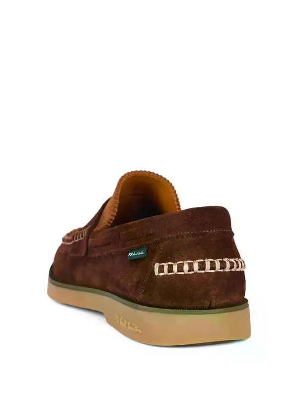 Paul Smith Suede Loafers With Contrast Stitching