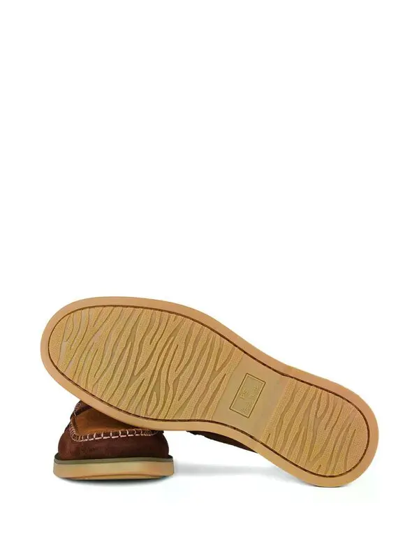 Paul Smith Suede Loafers With Contrast Stitching