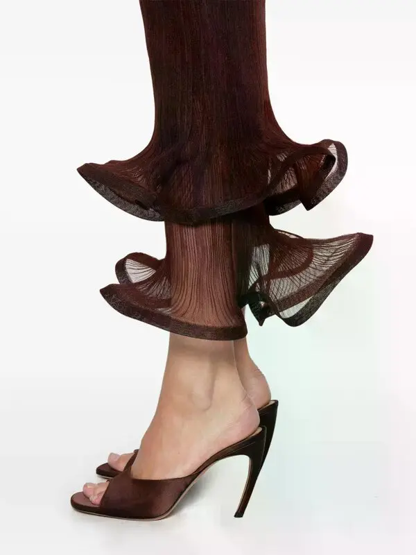 Simkhai Midi Ruffle Skirt