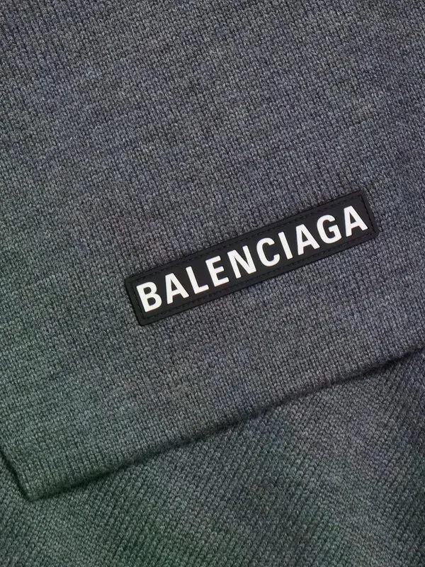 Balenciaga Logo-patch Scarf