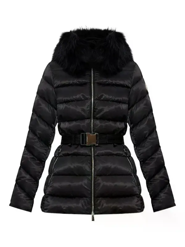 Moncler Long-sleeve Belted Jacket