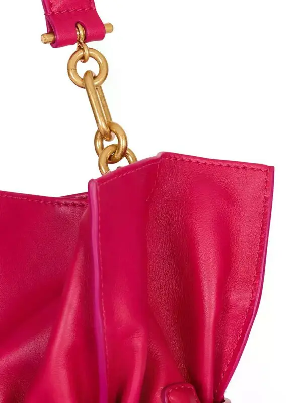 Balmain Medium Leather Shoulder Bag