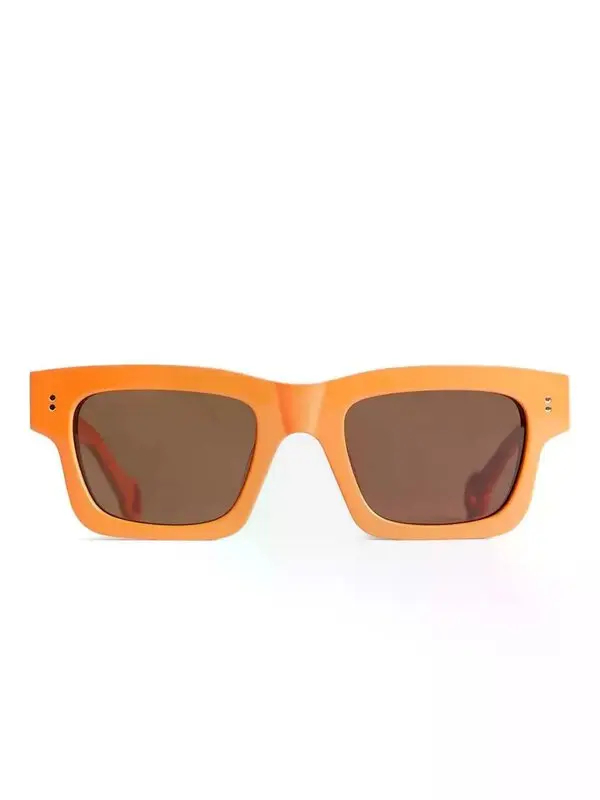 JW Anderson Rectangular-frame Sunglasses - Orange