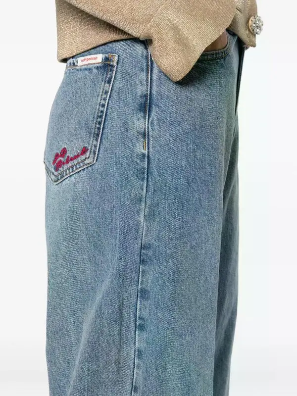 SELF-PORTRAIT Seam Detail Jeans