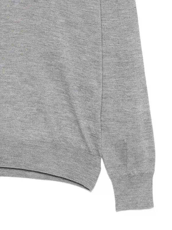 DELL'OGLIO Long-sleeve Roll-neck Sweater - Grey