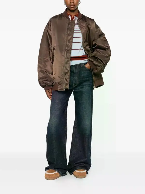 THE FRANKIE SHOP Astra Bomber Jacket - Brown