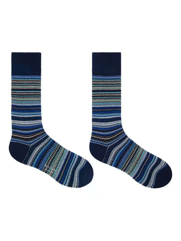 Paul Smith Striped Cotton Socks