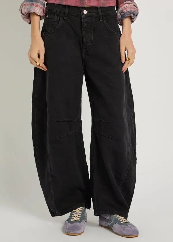 Free People Barrel-leg Jeans
