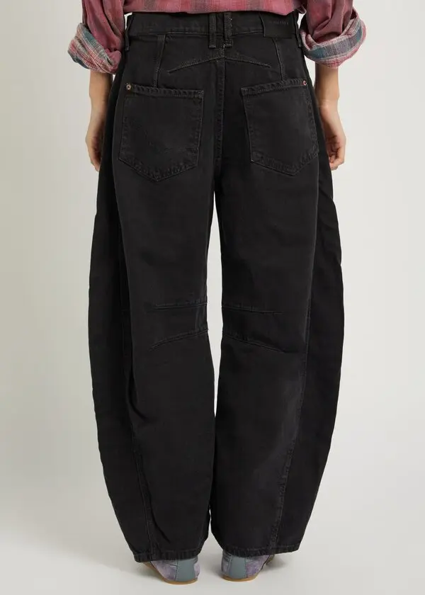 Free People Barrel-leg Jeans