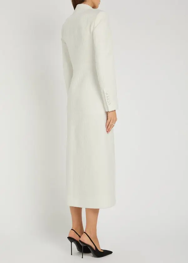 LIBEROWE Imperial Bouclé Coat - White