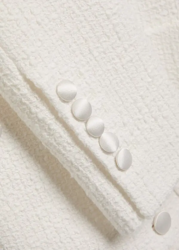 LIBEROWE Imperial Bouclé Coat - White