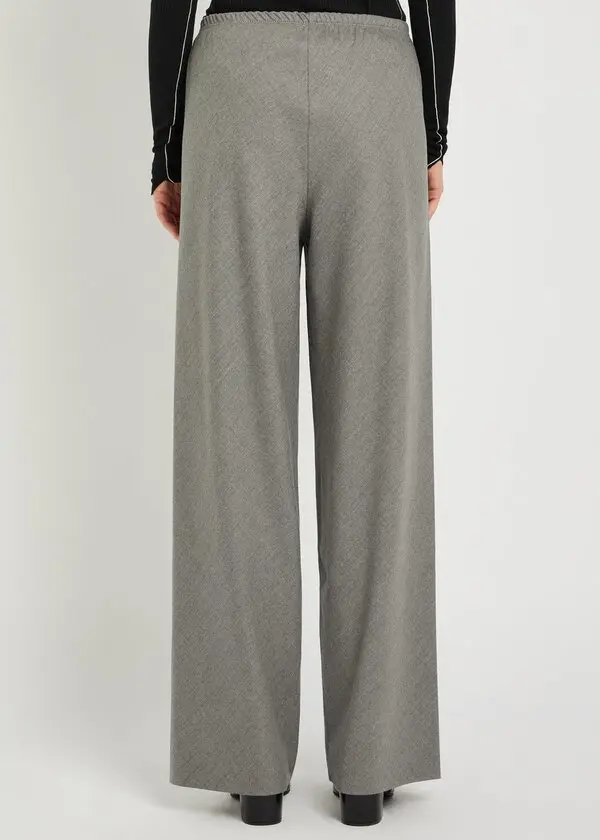 Maria Mcmanus Straight-leg Stretch-wool Trousers
