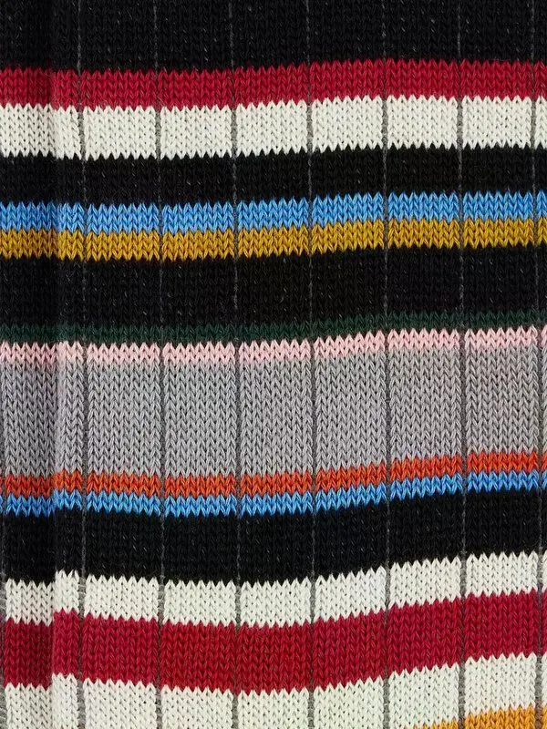 Paul Smith Striped Cotton Socks