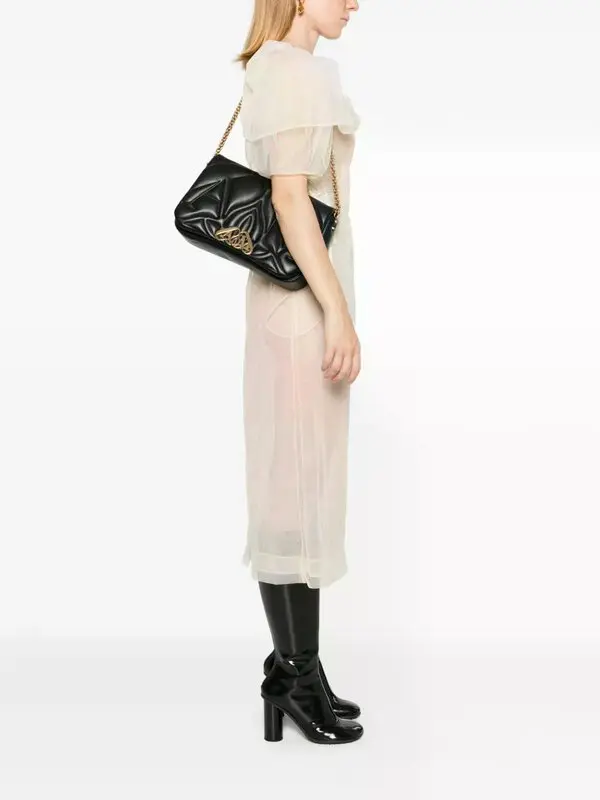 Alexander McQueen The Seal Shoulder Bag - Black