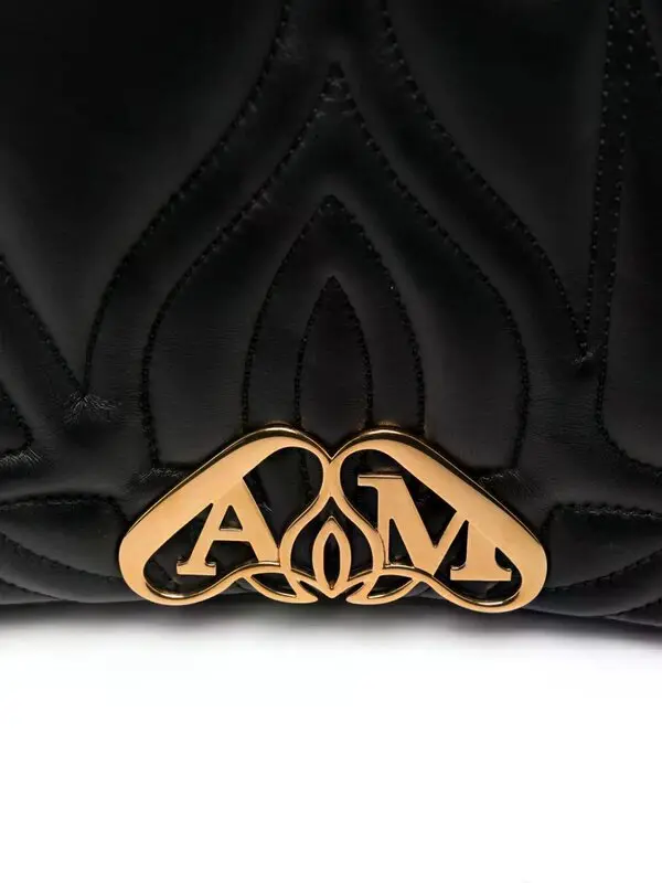 Alexander McQueen The Seal Shoulder Bag - Black