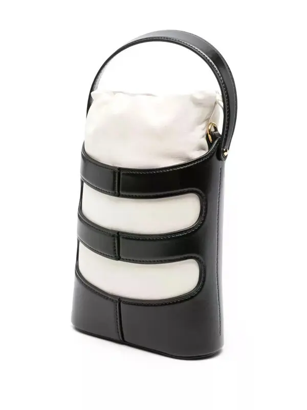 Alexander McQueen Cut-out Leather Bucket Tote Bag