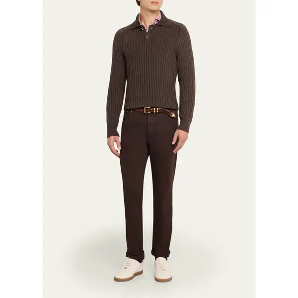 Brunello Cucinelli Deerskin T-toe Sneakers