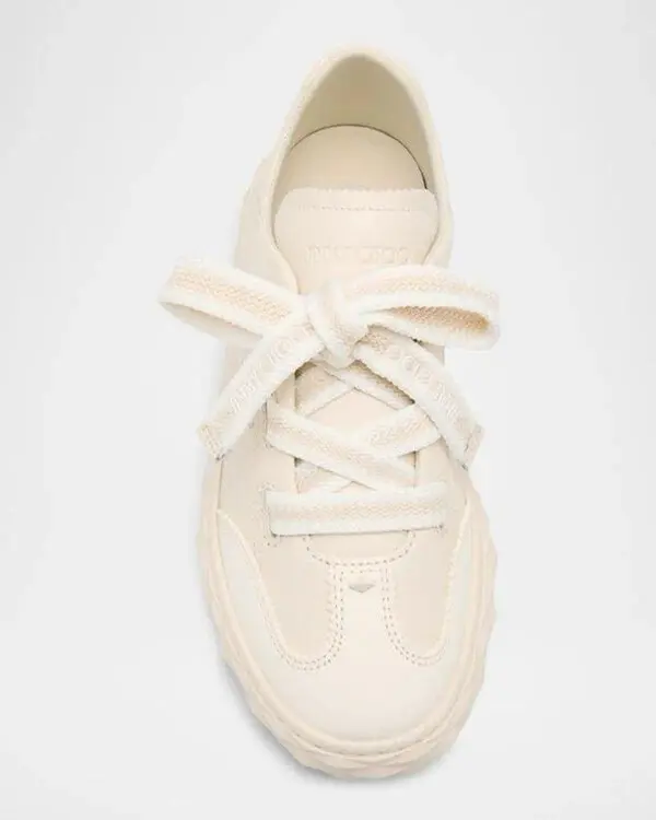 JIMMY CHOO Diamond Flex Lightweight Leather Trainers