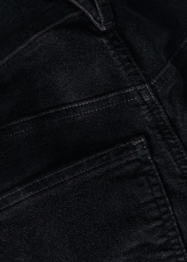 Veronica Beard Beverly Skinny Flared-leg Velvet Jeans - Black