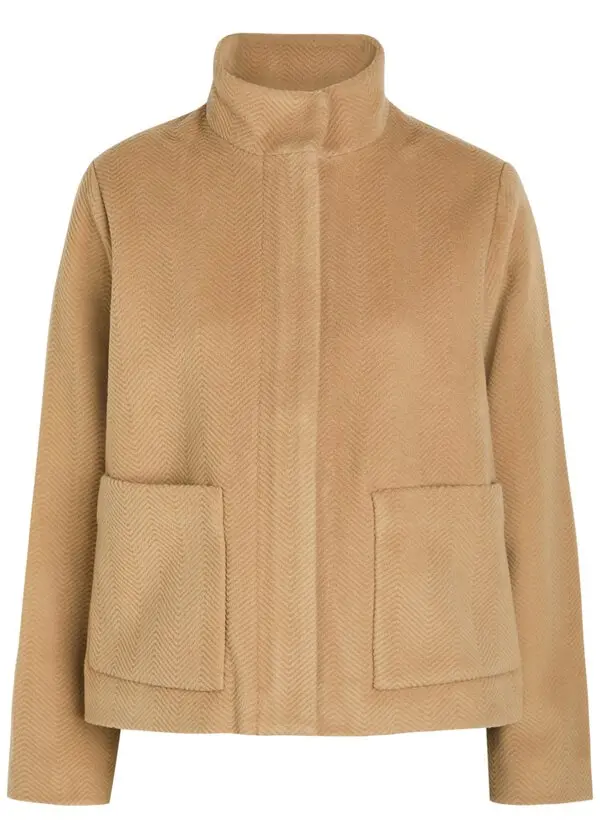 Eileen Fisher Chevron Wool Jacket